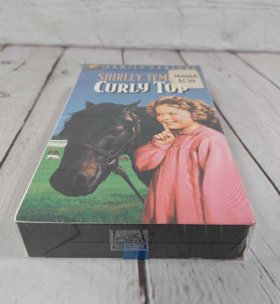 New Sealed Curly Top VHS Shirley Temple 1935 24543024583| eBay