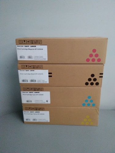 Ricoh SP-C252HA Set 407653 407654 407655 407656 Original Ricoh CMYK | eBay