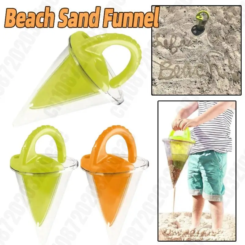 Children Beach Spilling Funnel Sand Water Mixing Funnel Gadgets Sand ...
