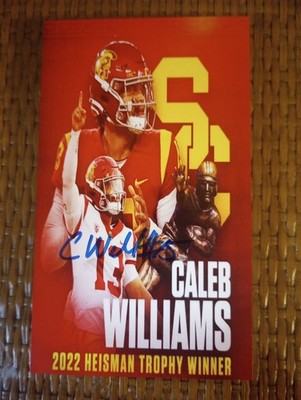 CALEB WILLIAMS 2024 HEISMAN WINNER AUTO ROOKIE CHICAGO BEARS USC ...