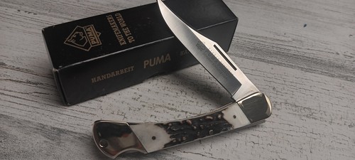 PUMA 910 PRINCE STAG HANDMADE IN GERMANY FOLDING KNIFE | eBay