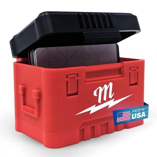 Tool Box Business Card Holder for Milwaukee Tools Enthusiasts - Durable ...