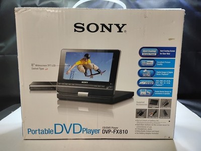 Sony Portable DVD Player DVP-FX810 8 inch Widescreen TFT LCD | eBay