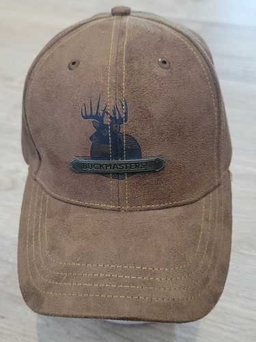 Buckmasters Brown Baseball Cap Hat Suede Like Material by Paramount ...