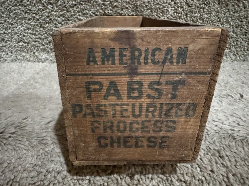 Vintage & Rare Pabst Beer Wooden Cheese Box - Great Condition & Color ...