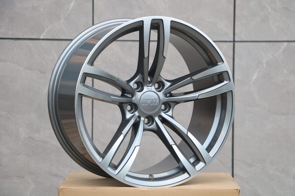 4x 19x9.5 Gunmetal M3 CS Rims Wheels BMW 325 328 330 430 528 530 F30 ...