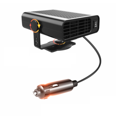 360° Rotation Car Heater Interior Defrost Defog 2 in 1 Hot Air Blower ...
