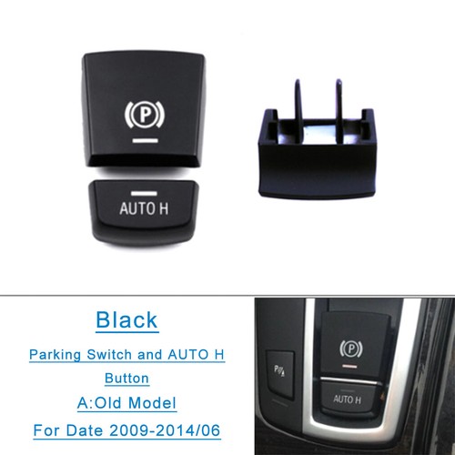 Black(A) Parking Switch Brake P AUTO H Button Kit For BMW F01 F06 F07 ...