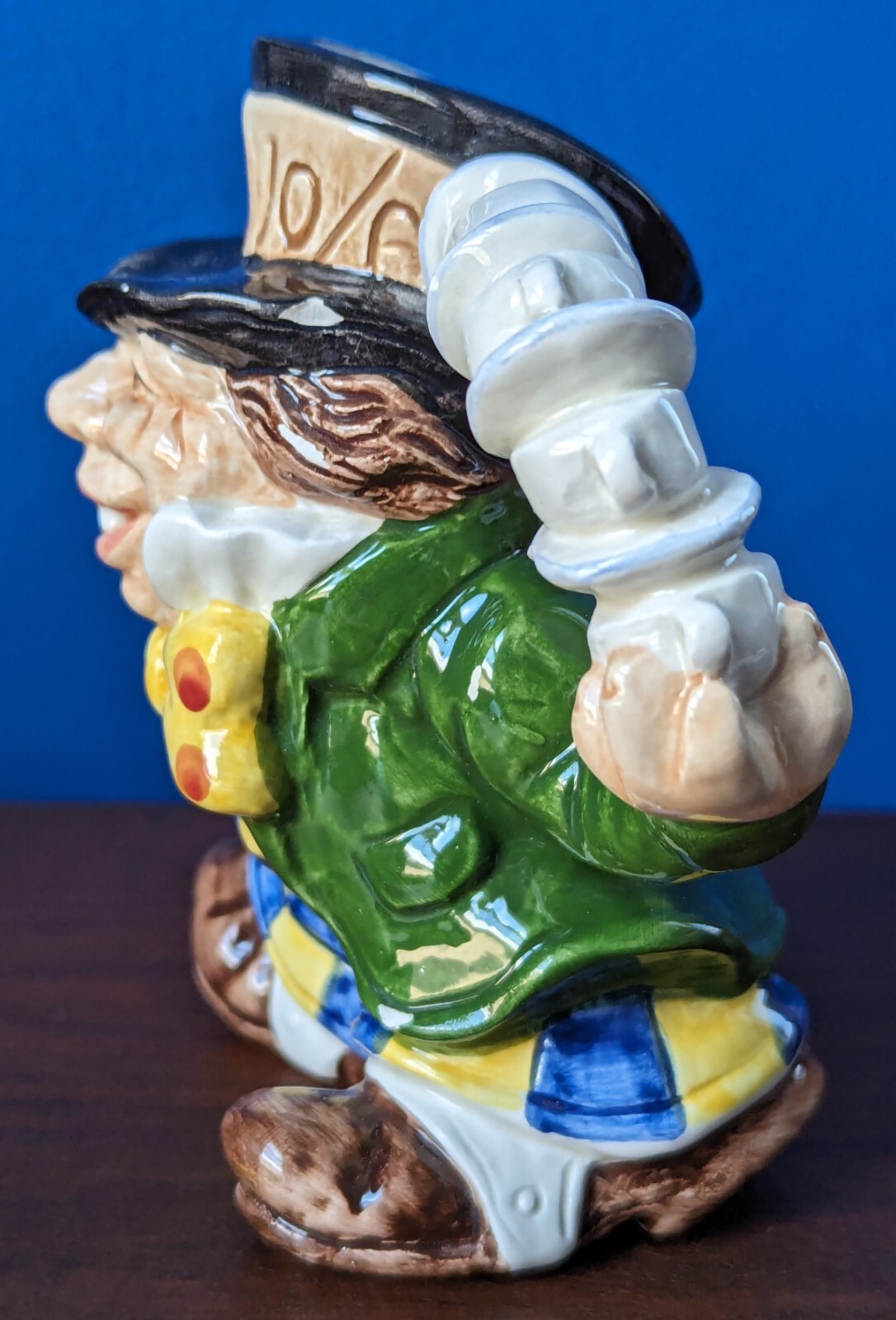 Alice In Wonderland Mad Hatter Creamer Pitcher - 5" Tall - Fitz & Floyd ...