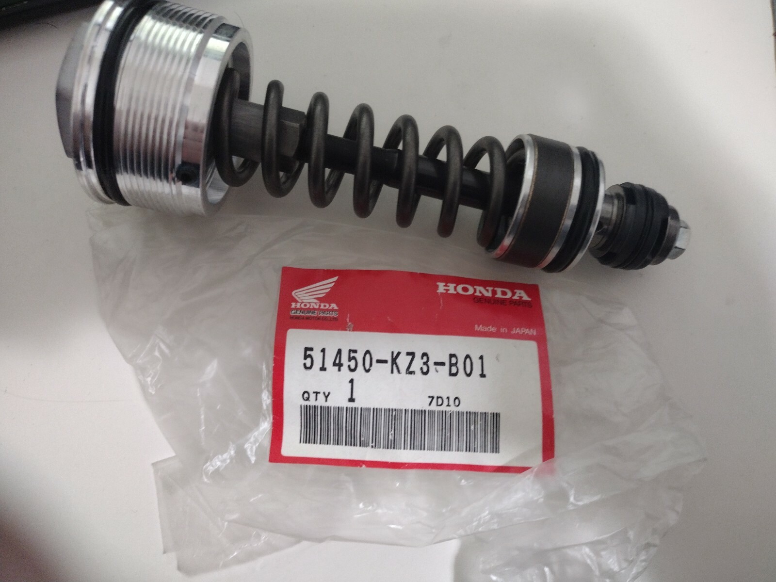 Honda 51450-KZ3-B01 Front Fork Bolt Assy New OEM | eBay