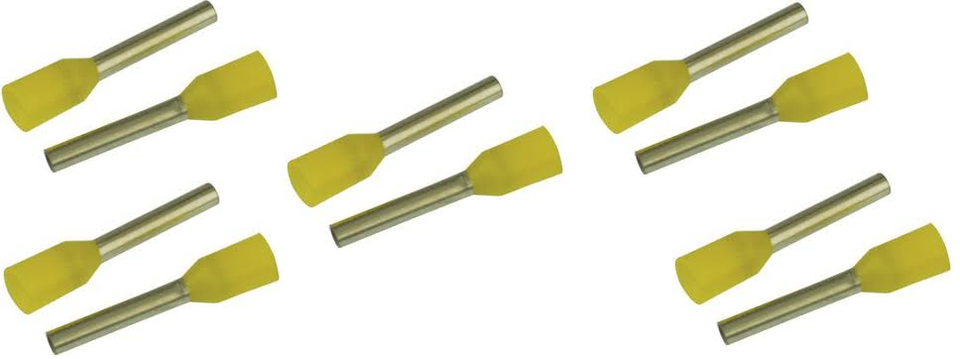 10pcs 16 Gauge Wire Ferrule Amplifier Speaker 16 AWG Tin Copper Amp ...