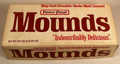 Peter Paul Mounds Candy Bar Box, Vintage | eBay