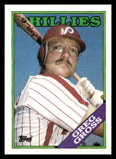 1988 Topps #518 Greg Gross Philadelphia Phillies Baseball card | eBay