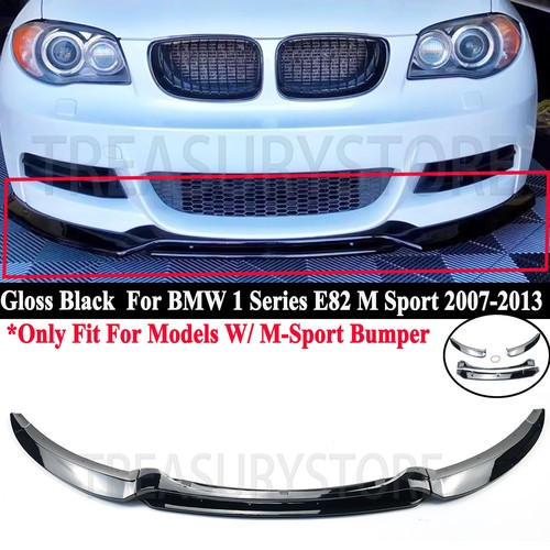 For BMW E82 128i 135i M Sport 07-2013 Front Bumper Lip Splitter Kit ...