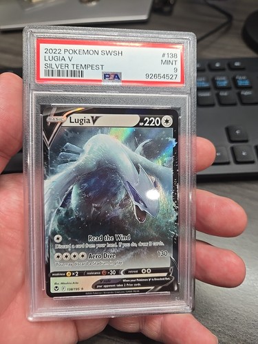 PSA 9 MINT Lugia V 138/195 Silver Tempest RARE Pokemon Card | eBay