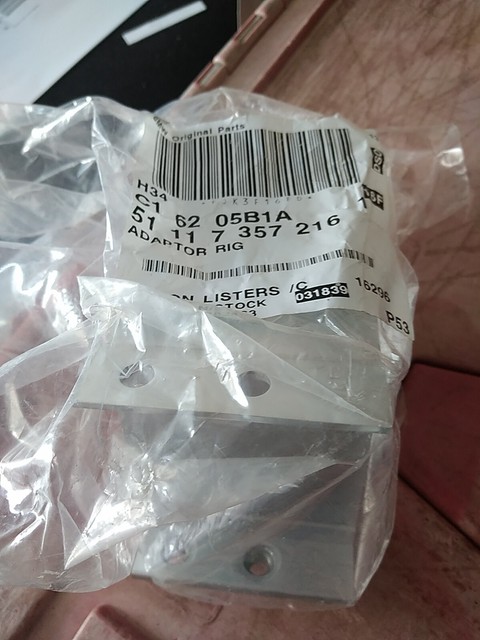 BMW 7 G11 Front Bumper Lower Crash Bar Right Adapter 51117357216 2016 ...