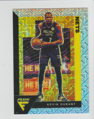 2020-21 Panini Flux Silver Mojo Prizm #14 Kevin Durant card, Phoenix ...