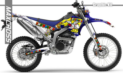 YAMAHA WR250R WR250X ALL YEARS MAXCROSS GRAPHICS KIT DECALS STICKERS ...