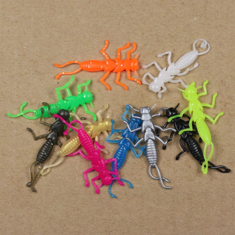 20PCS Soft Insect Stonefly Nymph for Trout Bluegill Perch Creek Fishing ...