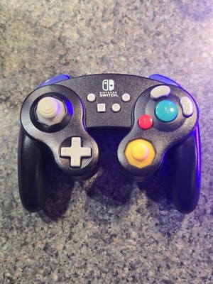 Wired Gamecube Style Controller Only for Nintendo Switch Black Power A ...