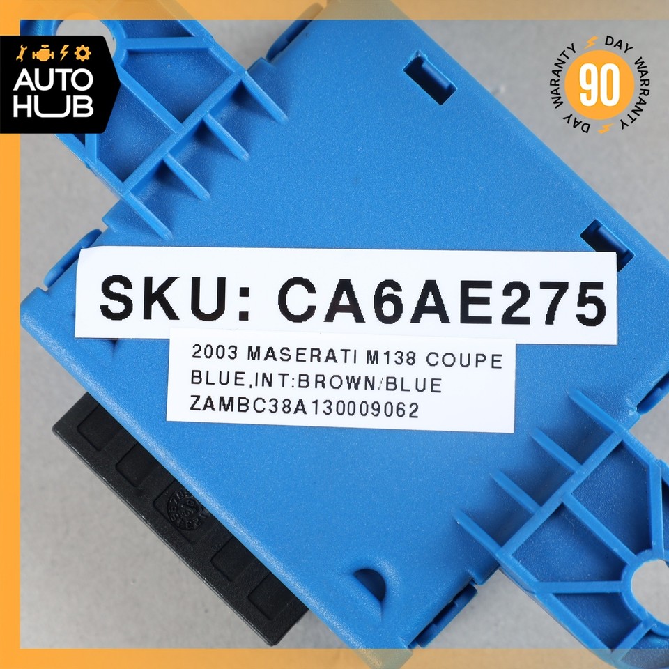 02-07 Maserati M138 4200 Coupe Electronic Steering Lock Immobilizer ...