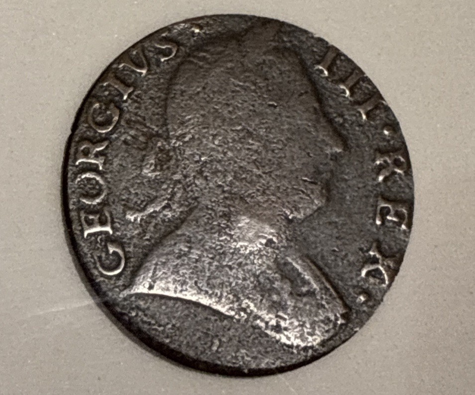 American Colonial Half Penny From Machine Mills Mint Sheffield Hoard ...