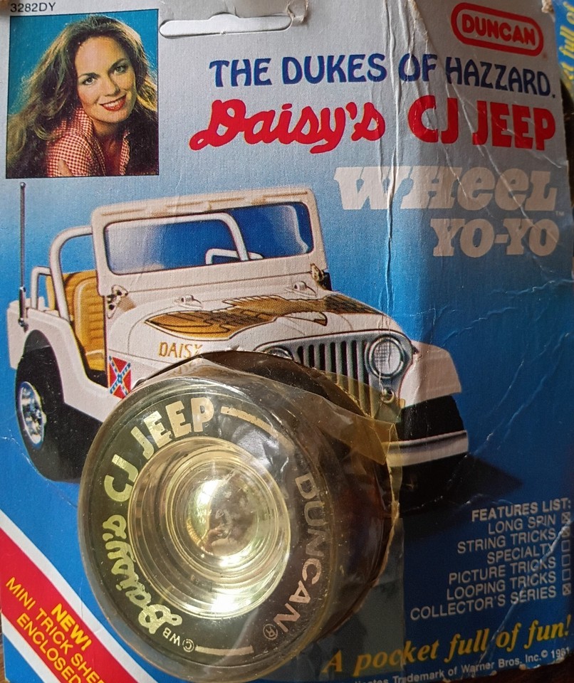 Vintage Duncan The Dukes Of Hazzard Daisy's CJ Jeep Wheel YoYo | eBay