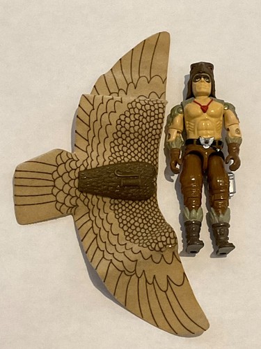 GI Joe 1987 Cobra Raptor No Cracked Elbows with Accessory ARAH | eBay