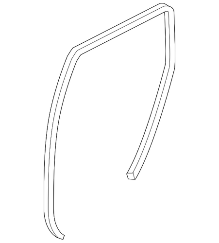 Genuine Nissan Weather-Strip On Body 76924-3WC0A | eBay