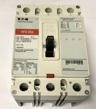 Eaton Cutler Hammer Type HFD Circuit Breaker 3 Pole 80 Amp Hfd3080 Bp10 ...