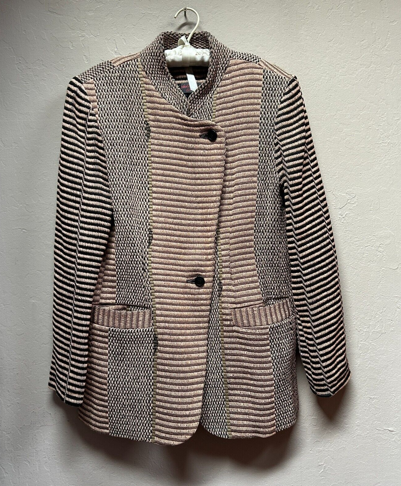 Deborah Cross Textile Artist Woven Handmade Blazer Ja… - Gem