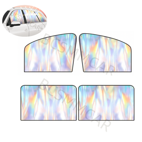 Car Sun Shade Cover Window Curtains UV Protection Anti-Sun For Summer ...