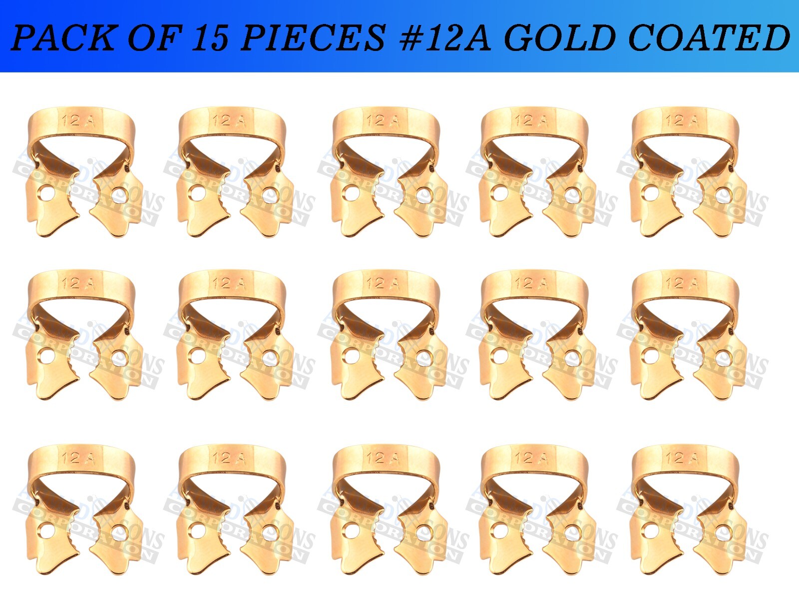 Dental Endodontics Rubber Dam Clamps #12A Restorative Oral Orthodontic ...