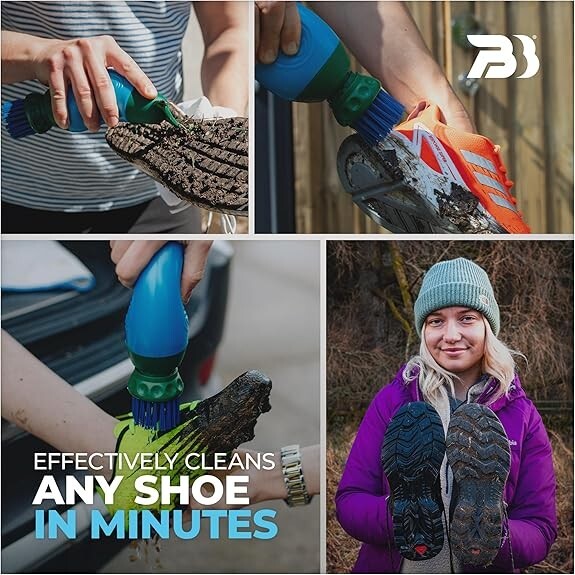 BootBuddy Shoe & Boot Cleaner Brush – Footwear Cleaning Kit for Hiking ...