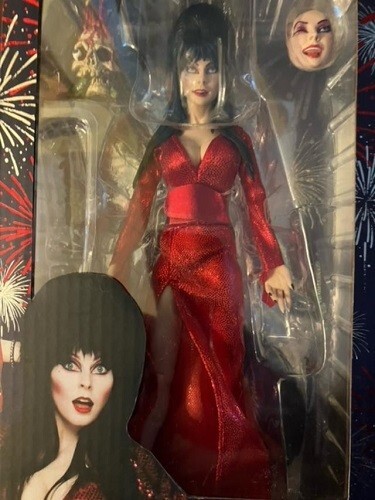 NECA Elvira Mistress of the Dark Red, Fright and Boo Action Figure New ...