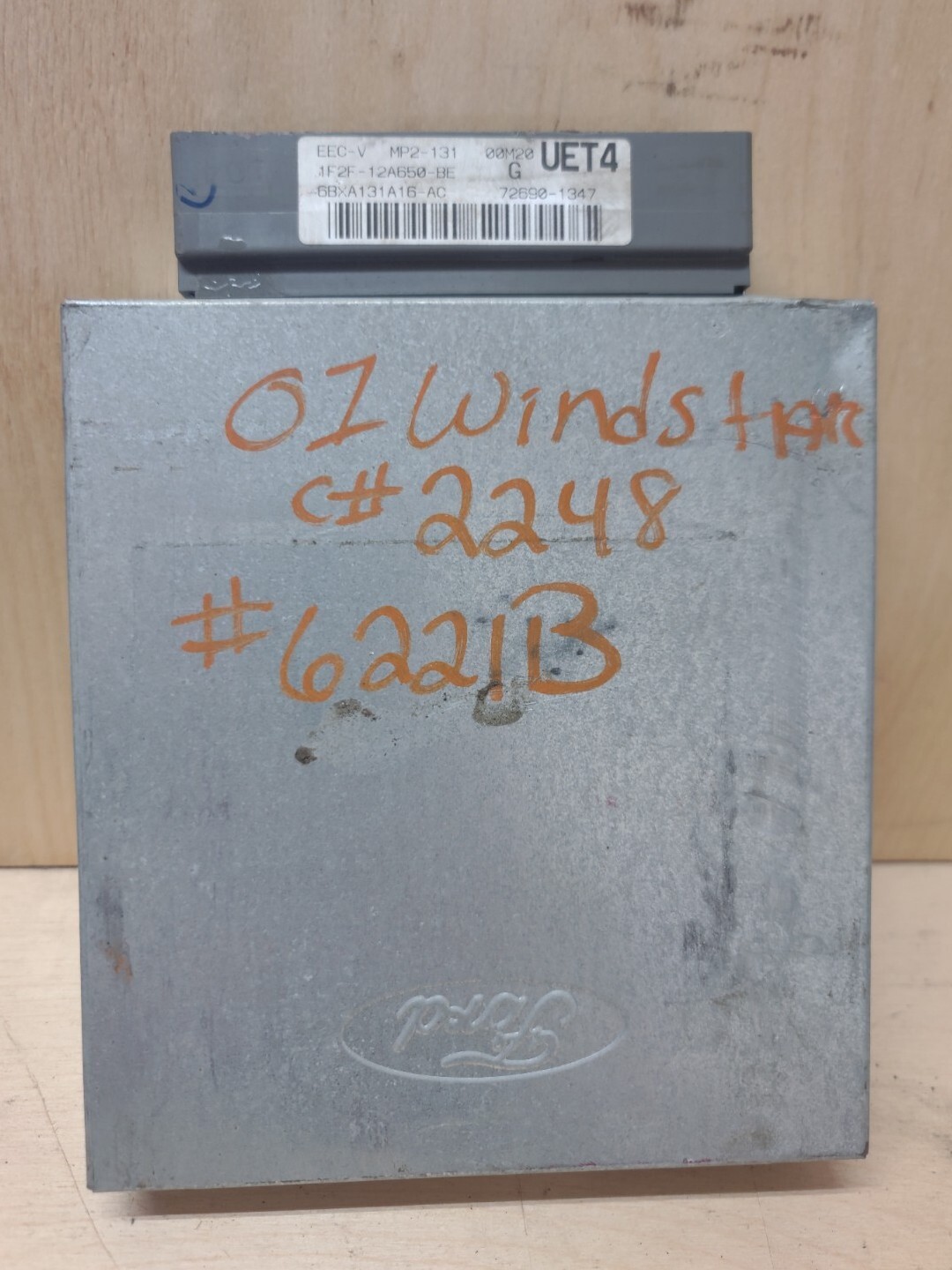 01 2001 WINDSTAR 3.8L COMPUTER BRAIN ENGINE CONTROL ECU ECM MODULE ...