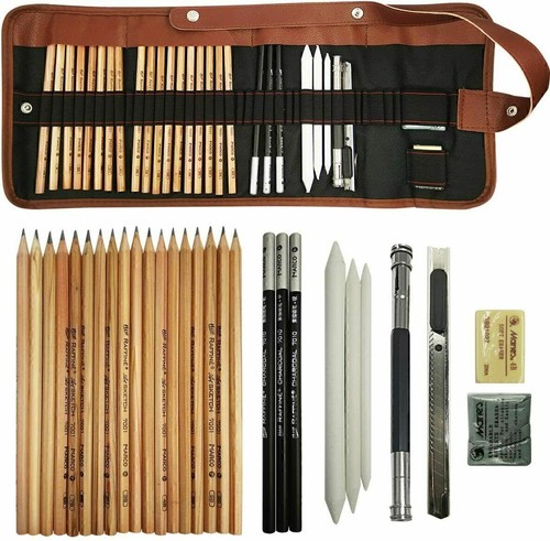 Skizzierstifte Set 29-tlg Zeichenset Bleistifte Zeichnen Skizzieren ...