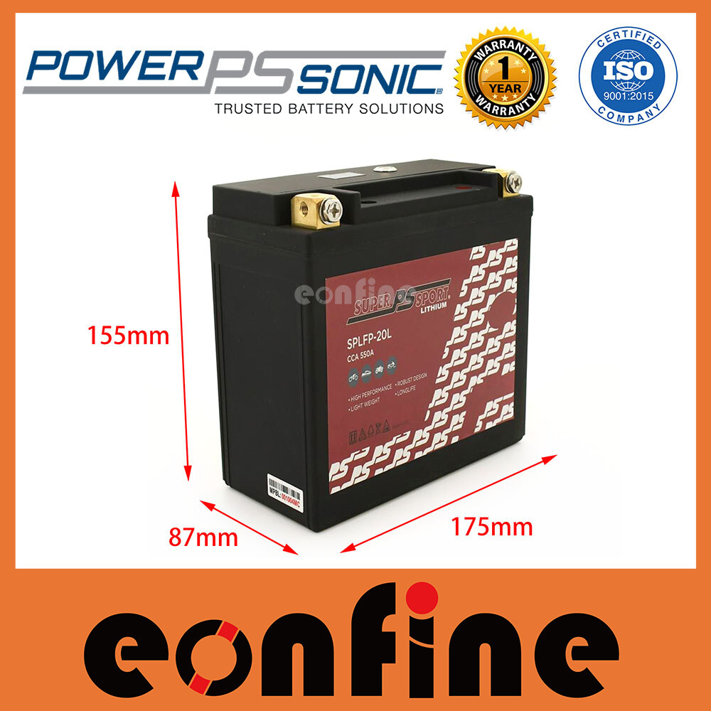 Power Sonic Lithium Battery 12V 102.4Wh Fit Kymco ATV 700cc MXU700 2017 ...