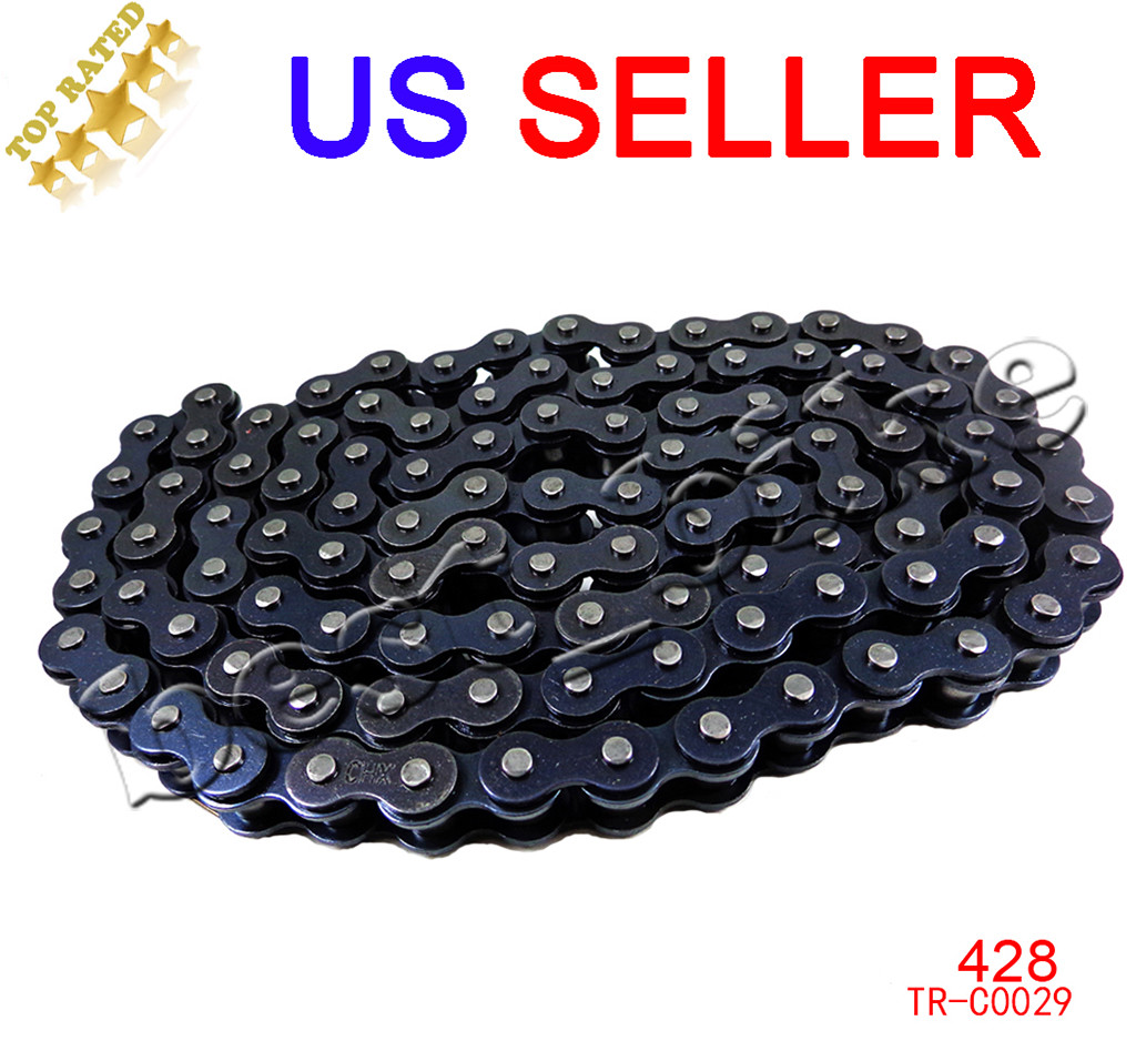 428 102 Links Chain Honda Yamaha Kawasaki Suzuki Motorcycle Pit Dirt ...