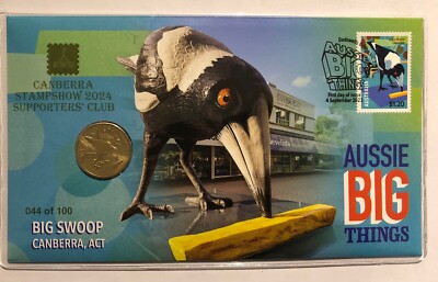 Canberra Stamp Show, Australia Post, 2024 Big Swoop PNC Ltd. Ed. 44/100 ...