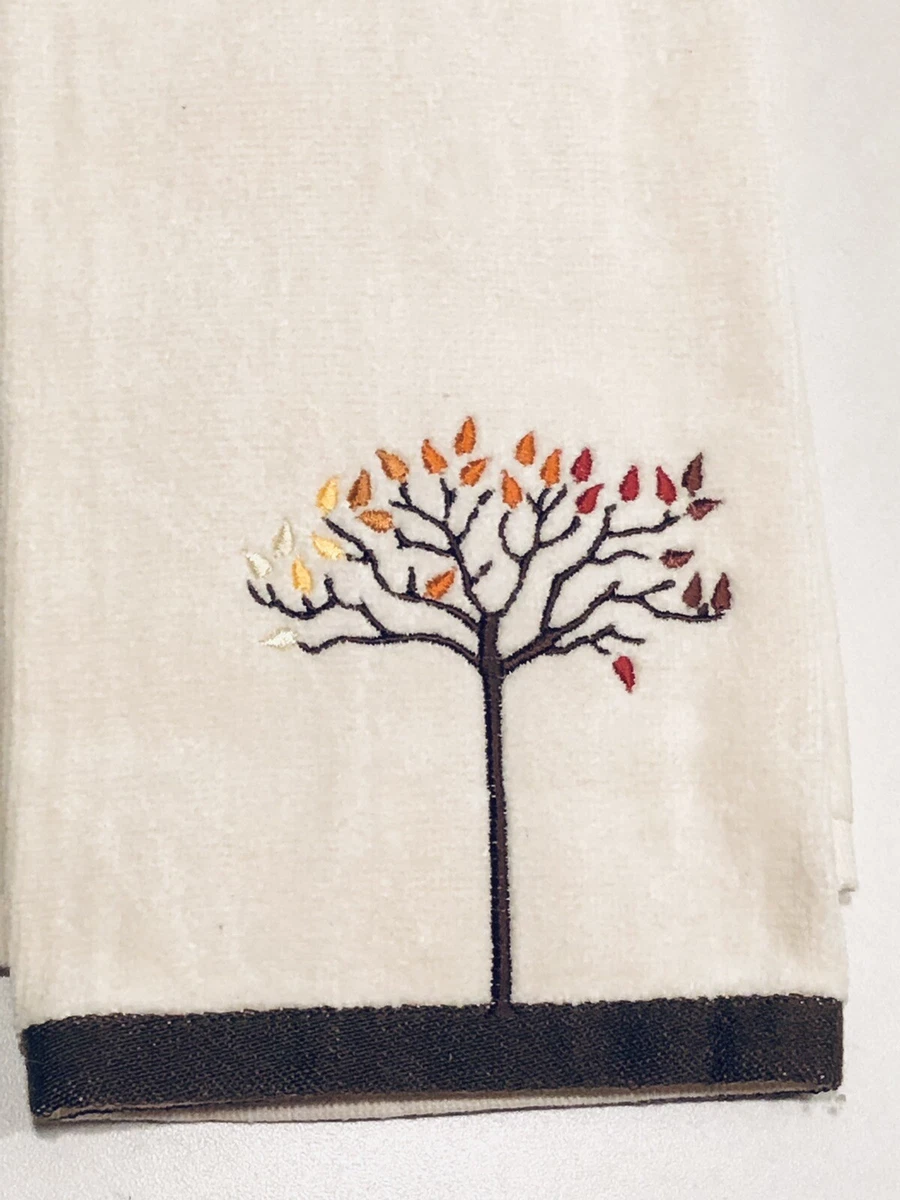 Brown Leaf Towels