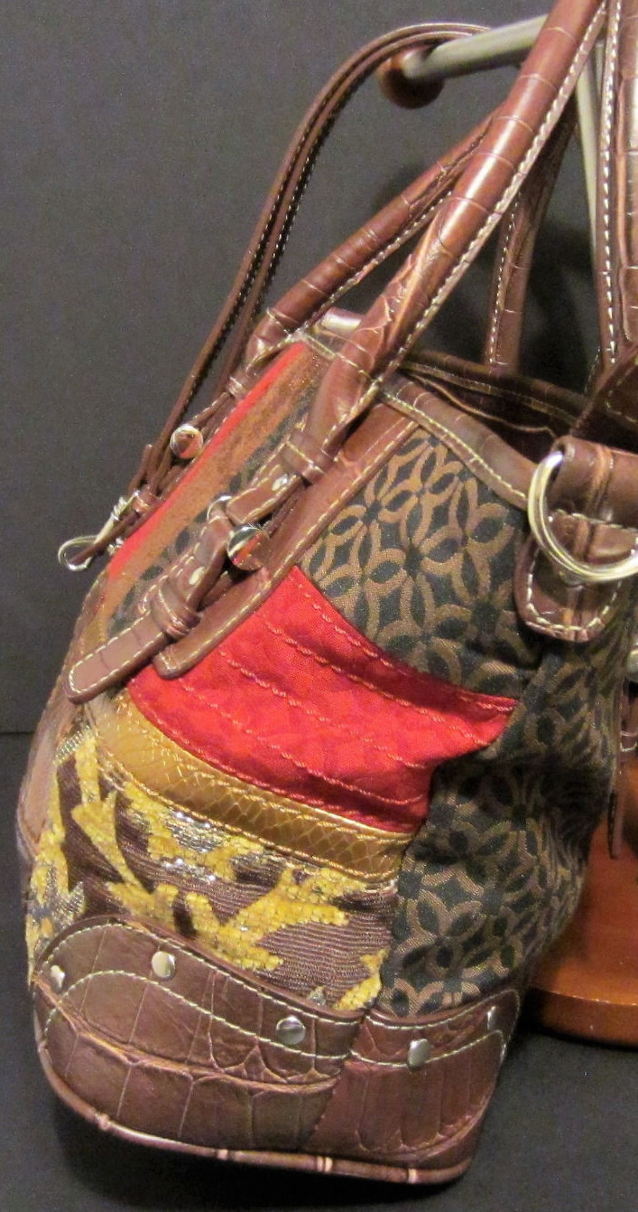 Relic Convertible Cross Body Leather Patch Purse Mess… - Gem