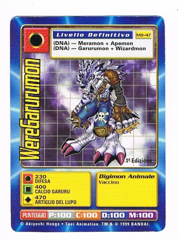 Weregarurumon Card