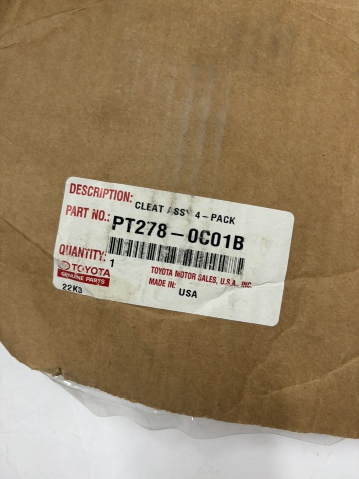 New Oem Toyota Clear Assm. 4 Pack Bed Tie Down. PT278-OCO1B | eBay