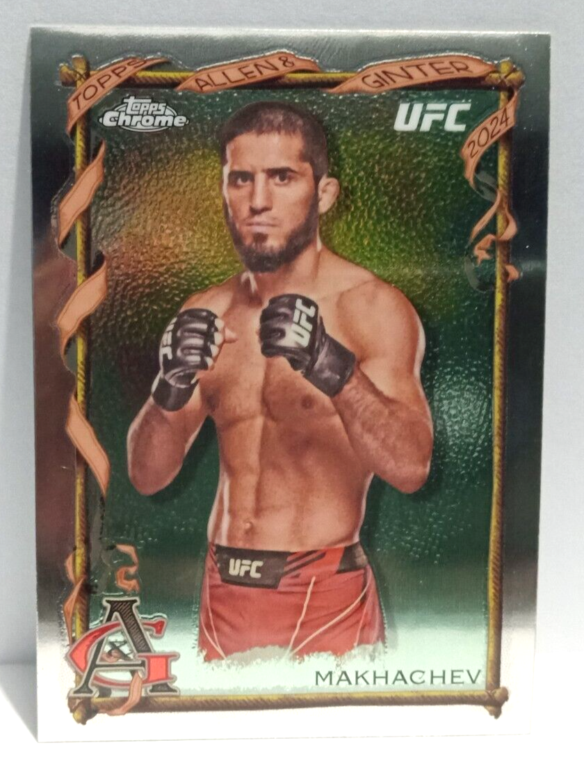 Islam Makhachev 2024 Topps Chrome UFC The World's Champions Card | eBay