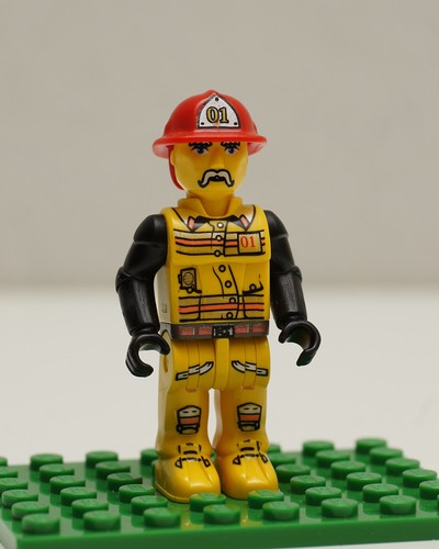 Lego Juniors Figur Feuerwehrmann js001 Fireman Jack Stone 4601 4609 ...
