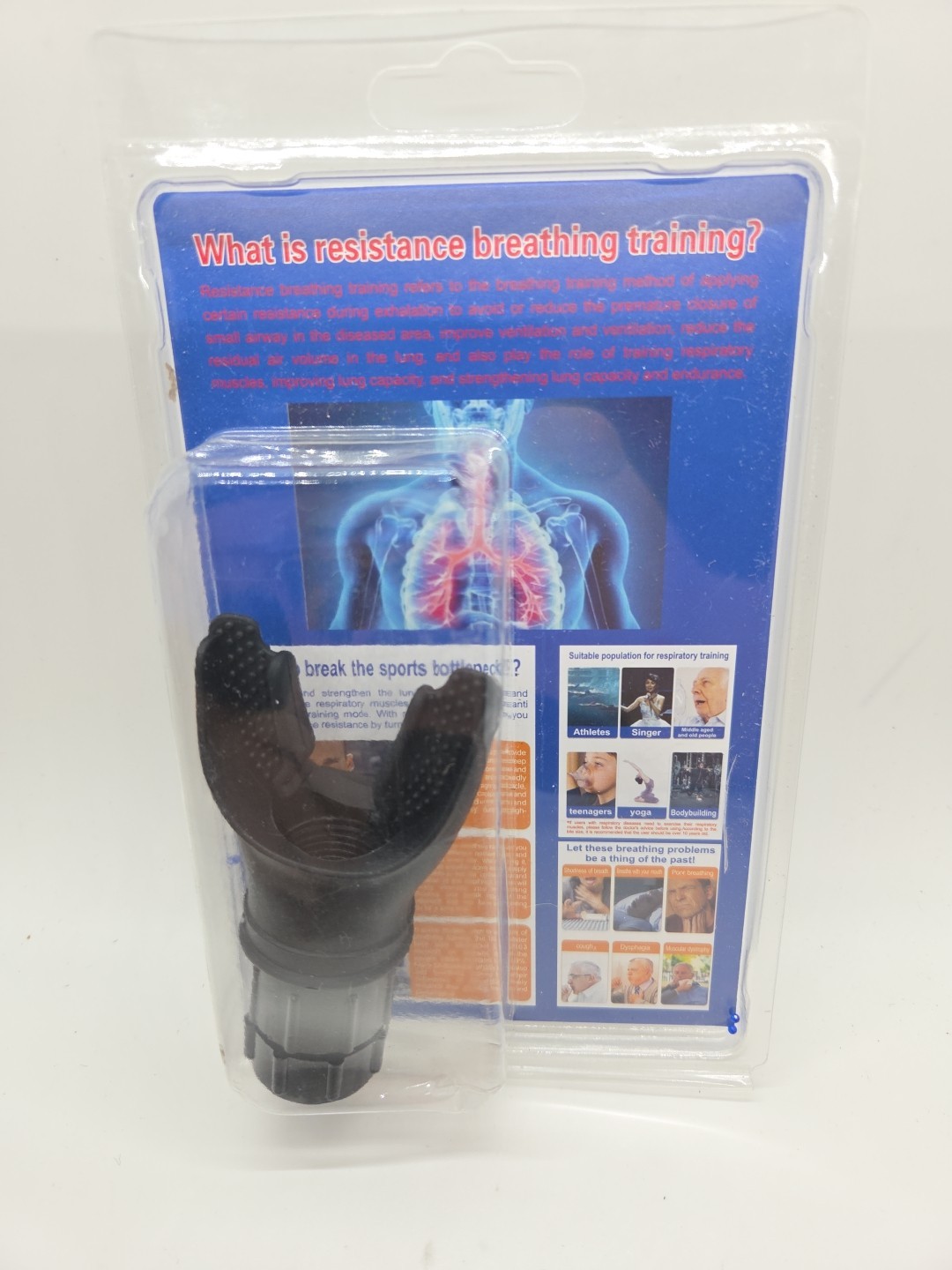 Breathing Exercise Device Lung Muscle Trainer Spirometer for ...