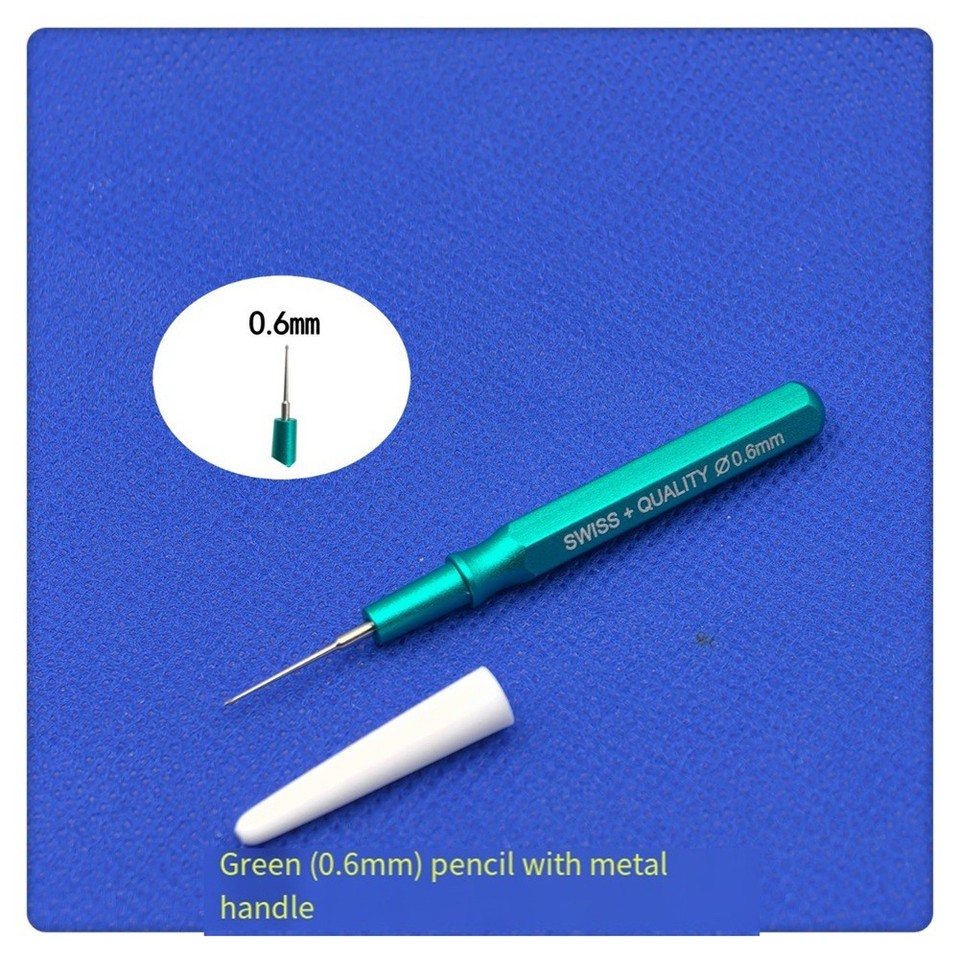 2X(Watch Special Oiler Pen Precision Pointing Oil Pen Metal Handle ...