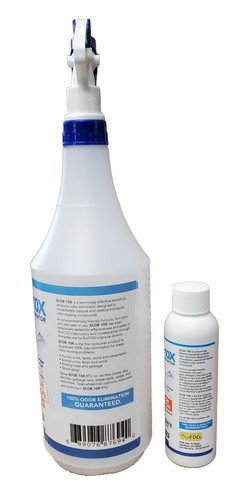 SCOE 10X Odor Eliminator Concentrate 32 Oz Starter Kit Get Rid of Urine ...