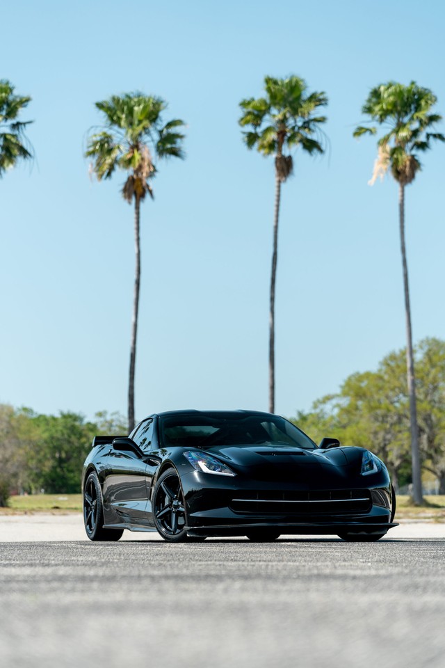 19x10/18x8.5 Gloss Black Wheels SET Fit Camaro C6 Corvette - C8 Z06 ...